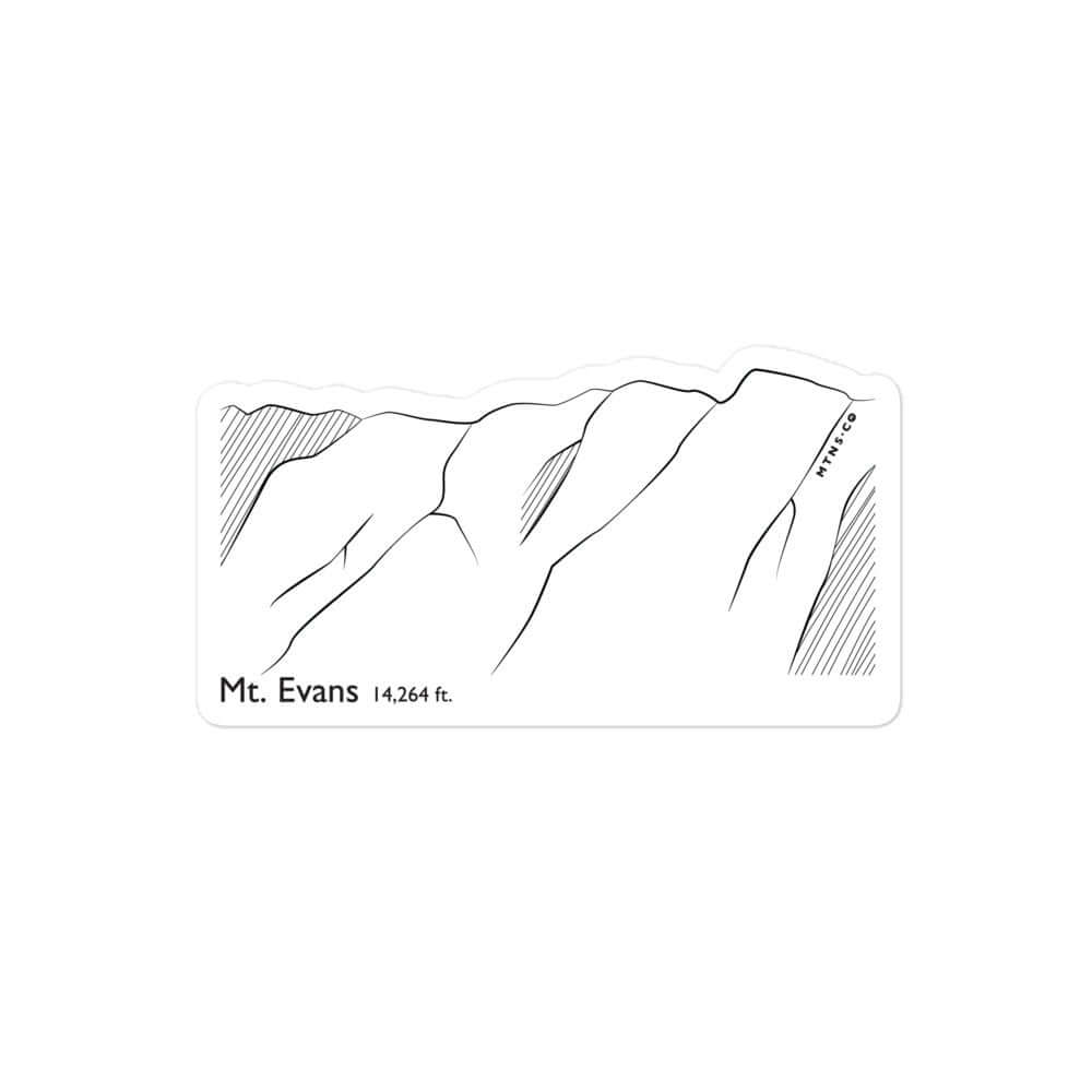 Mt Evans Sticker – Mtns Co
